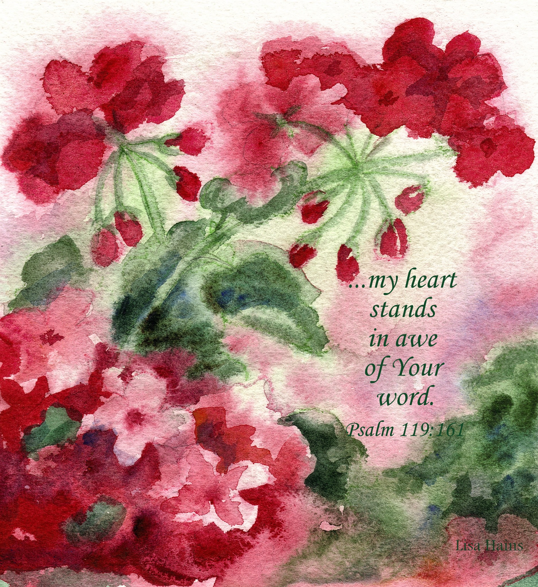 My Heart Stands in Awe of Your Word | Heart Inspirations